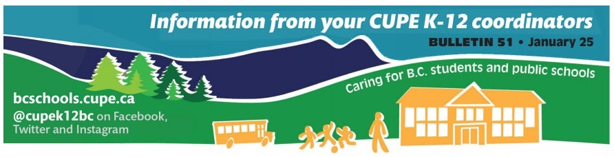 K-12 Bulletins – CUPE Local 523